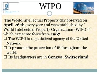 Intellectual property rights | PPTX