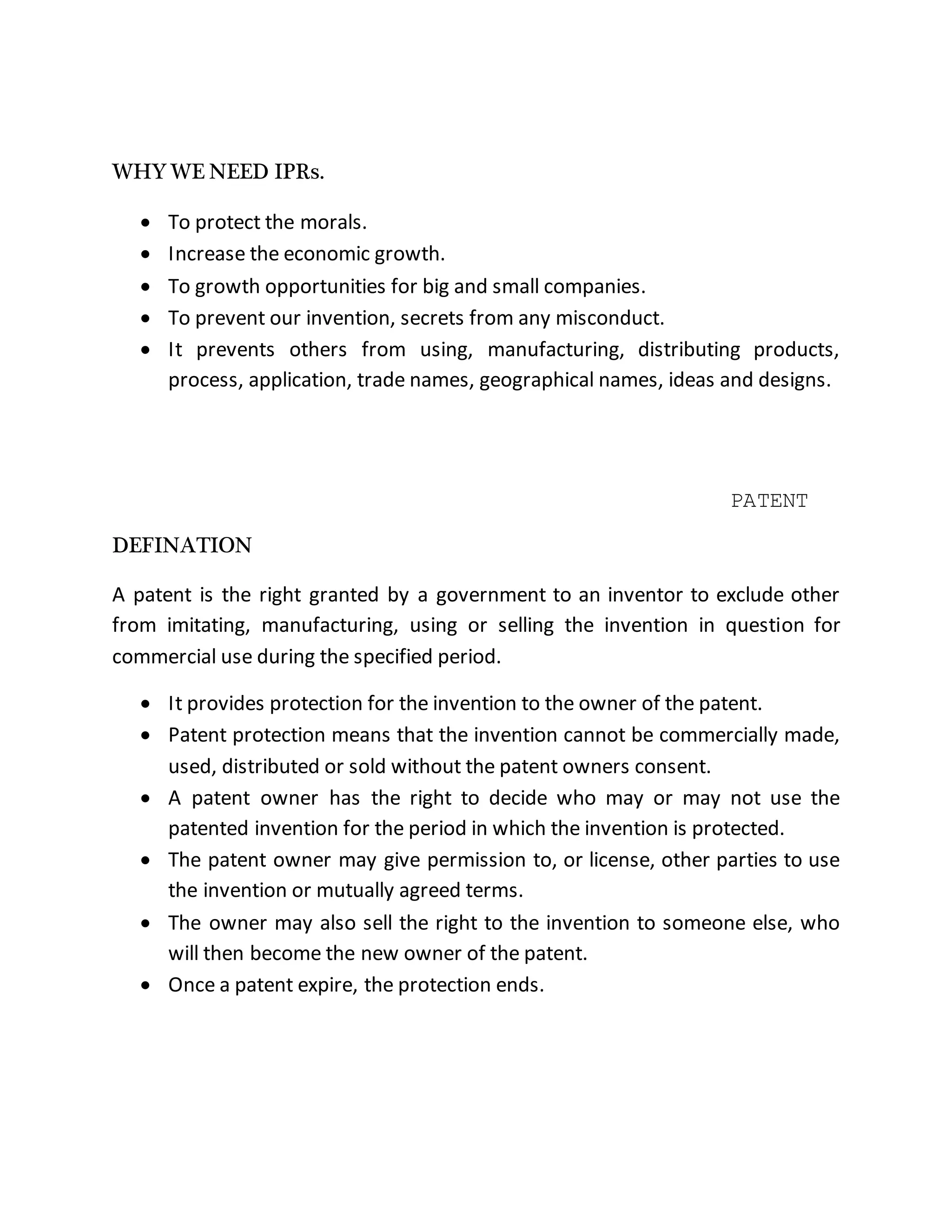 Intellectual property rights | PDF