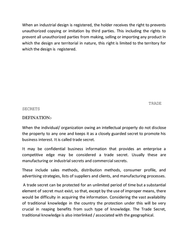 Intellectual property rights | PDF