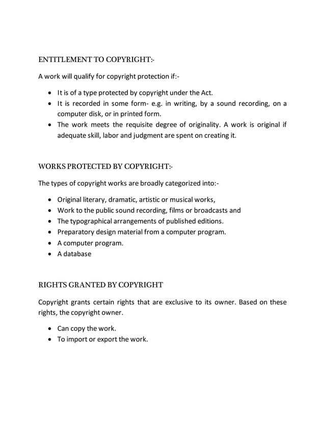 Intellectual property rights | PDF