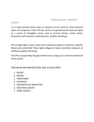 Intellectual property rights | PDF