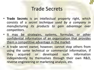 Intellectual property rights | PPTX