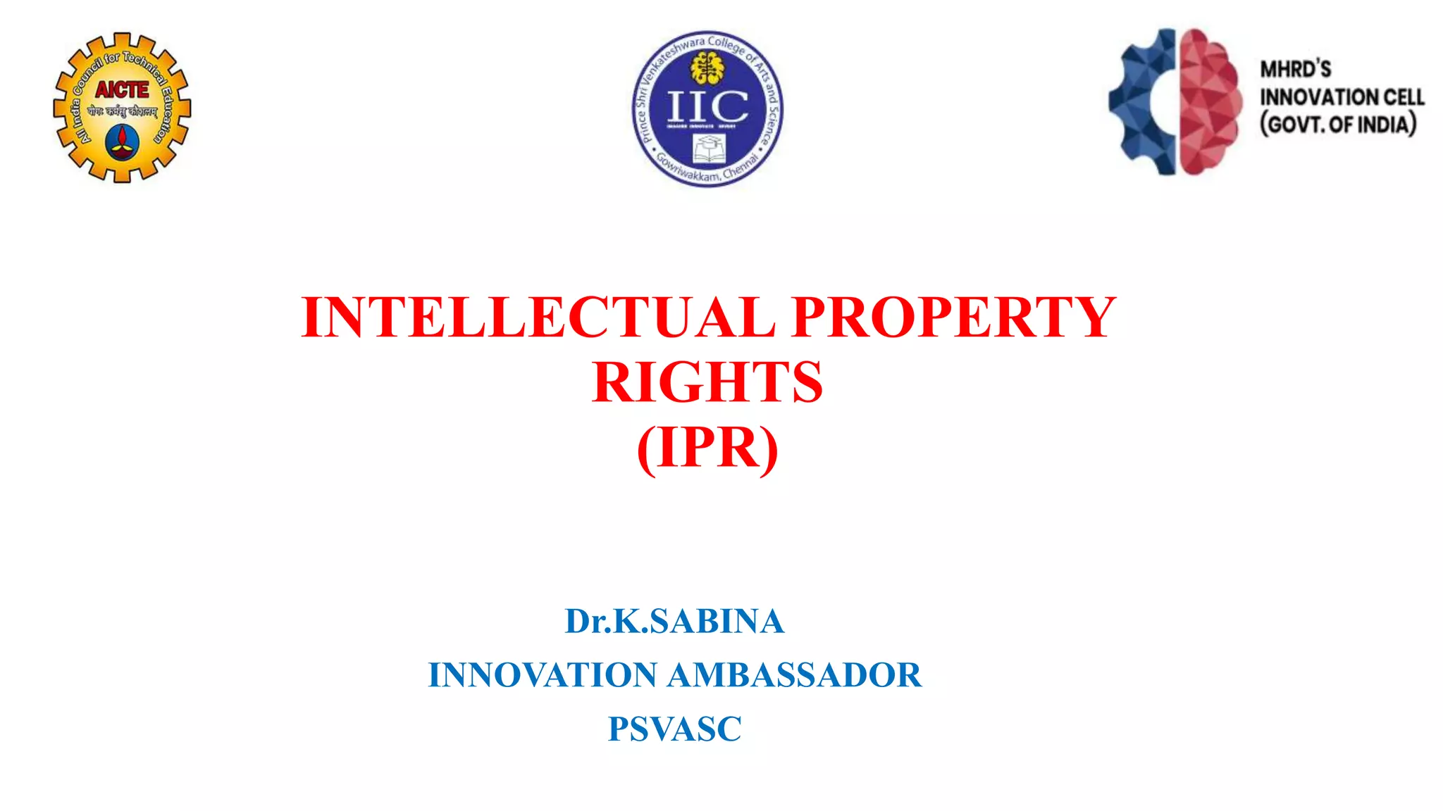 INTELLECTUAL PROPERTY RIGHTS.pptx