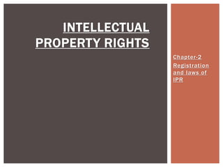 Intellectual property rights.Intellectual property rights ...