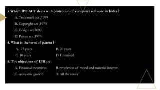 Intellectual Property Rights .final - Copy.pptx | Business | Business ...