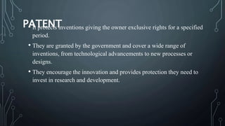 Intellectual property rightsand its types.pptx