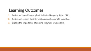Intellectual Property Rights Fundamentals | PPTX