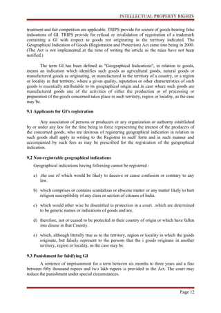 Intellectual property rights (2) | DOC | Business | Business and Finance