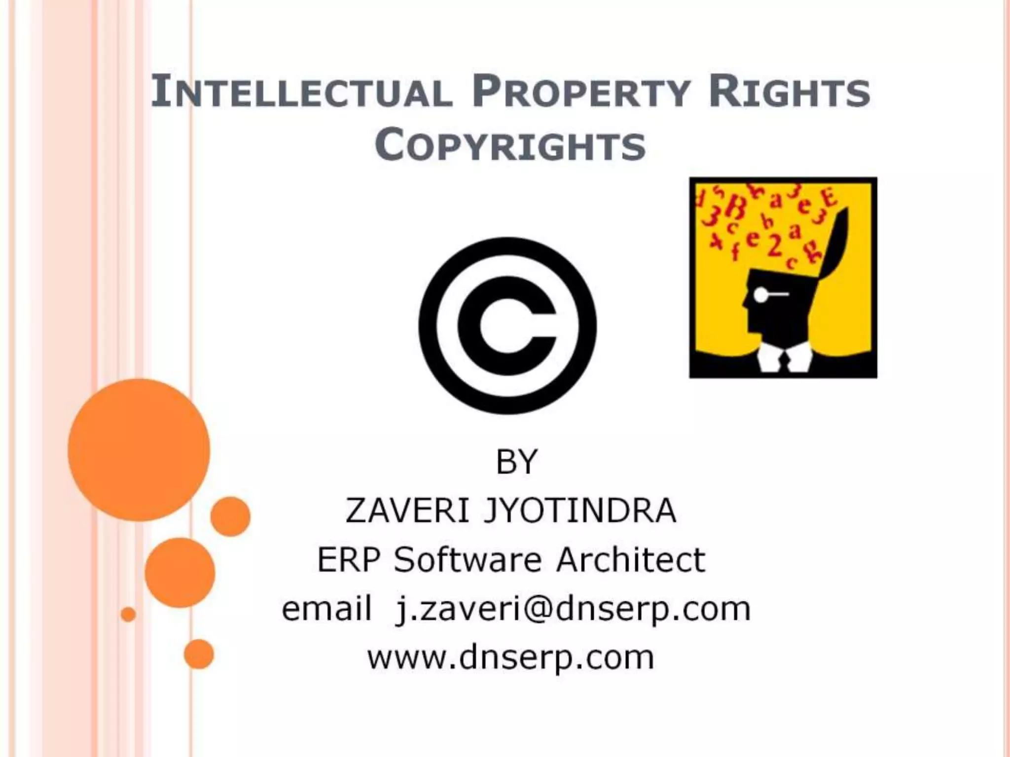 Intellectual property rights IPR | PPT