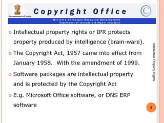 Intellectual property rights IPR | PPT