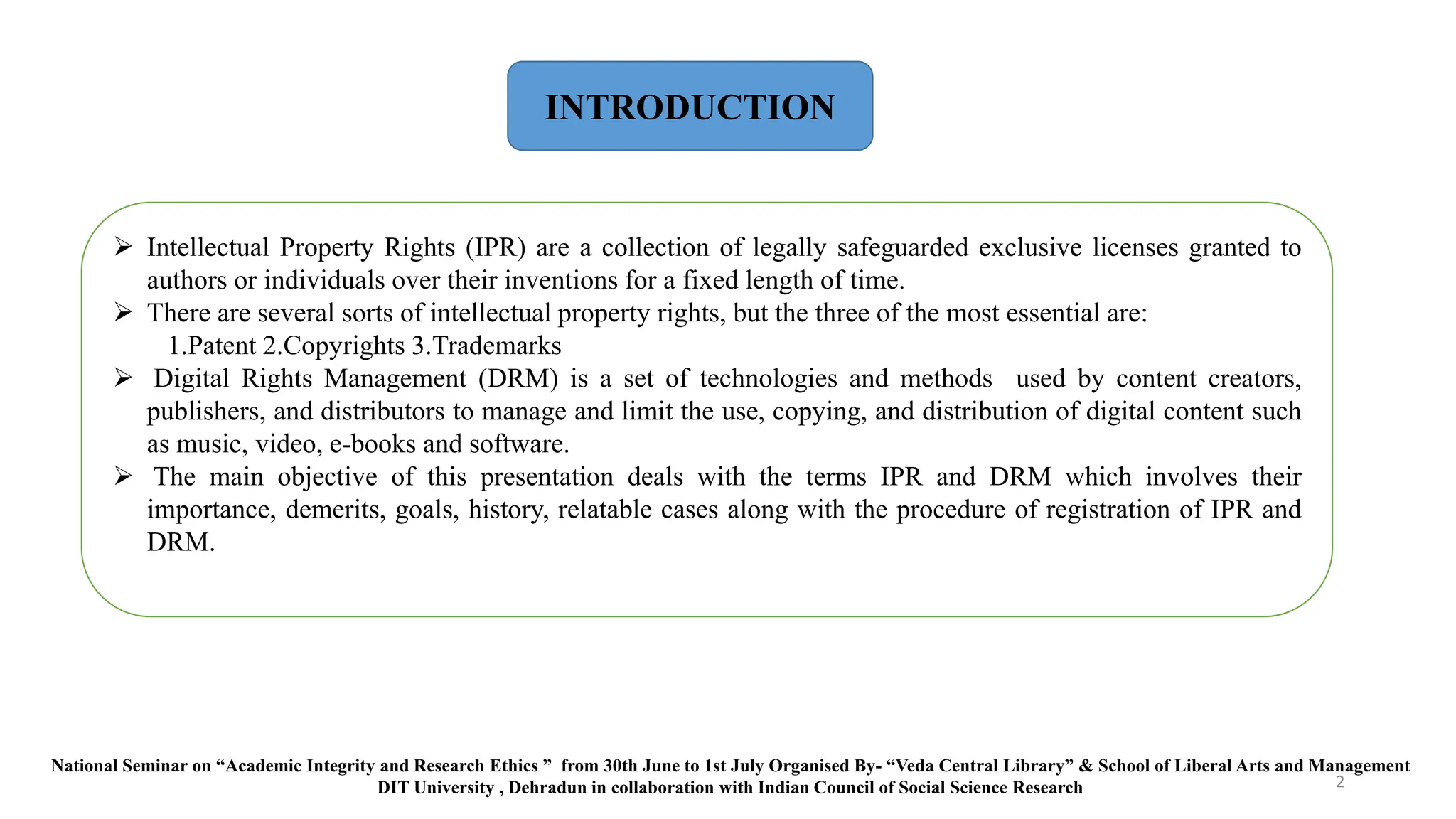 Intellectual Property Rights (IPR) and Data Right Management Presentation (DRM) .pptx