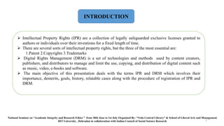 Intellectual Property Rights (IPR) and Data Right Management Presentation (DRM) .pptx