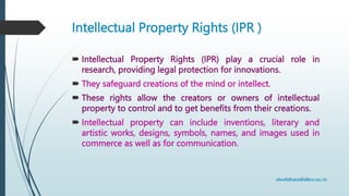 Intellectual Property Rights and Plagiarism.pptx