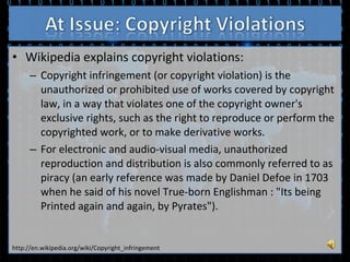 Intellectual Property Rights And The Internet | PPT