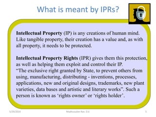 Intellectual Property Rights (IPR) | PPTX