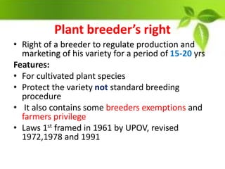 Intellectual property rights(ipr) | PPTX