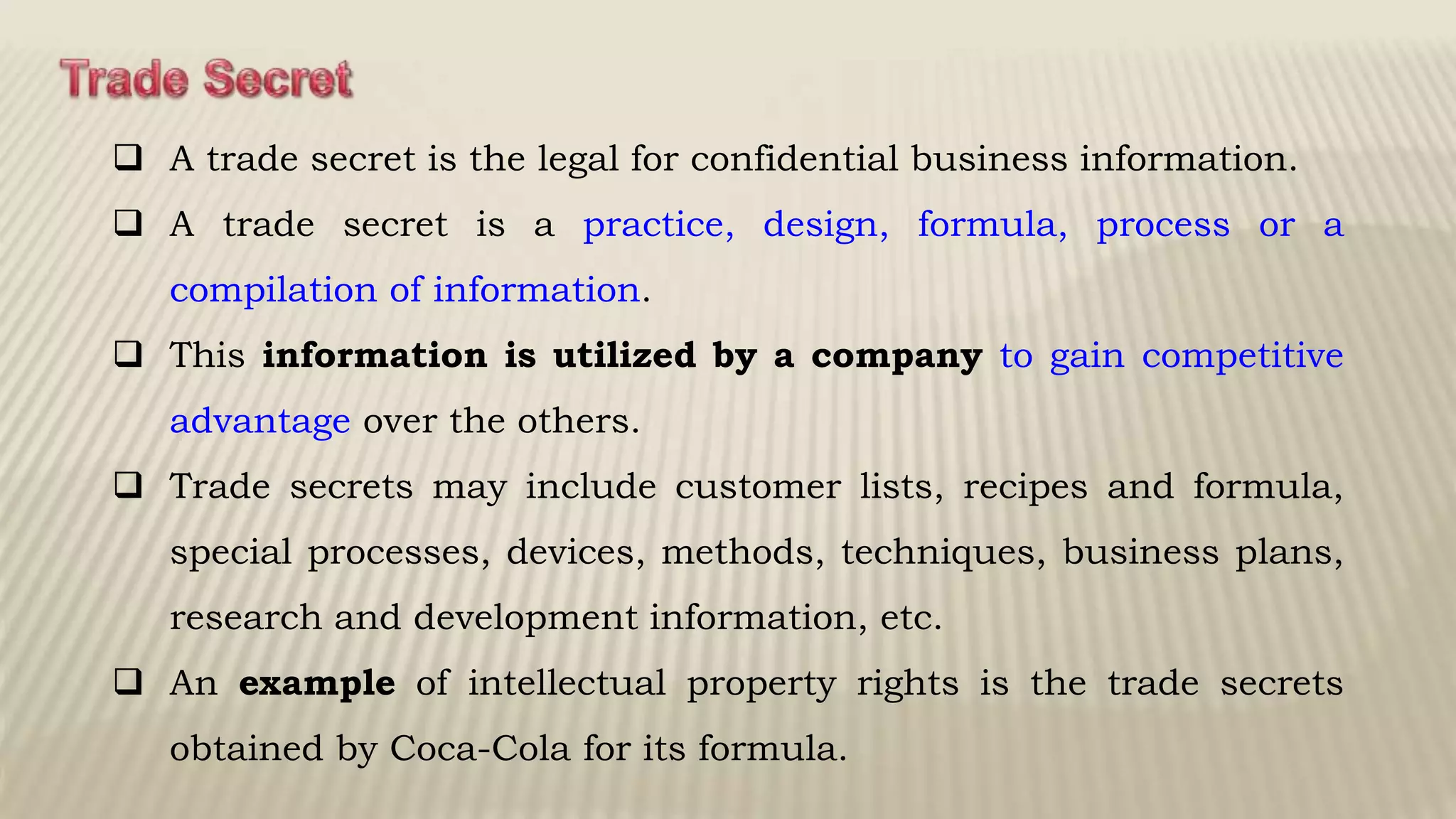 Intellectual property rights (ipr) | PPTX