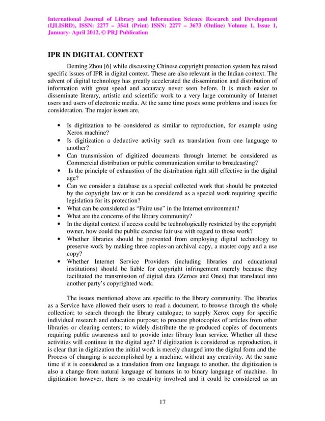 Intellectual property rights (ipr) in | PDF | Databases | Computer ...