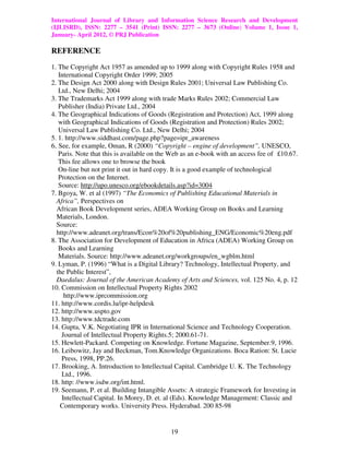 Intellectual property rights (ipr) in | PDF