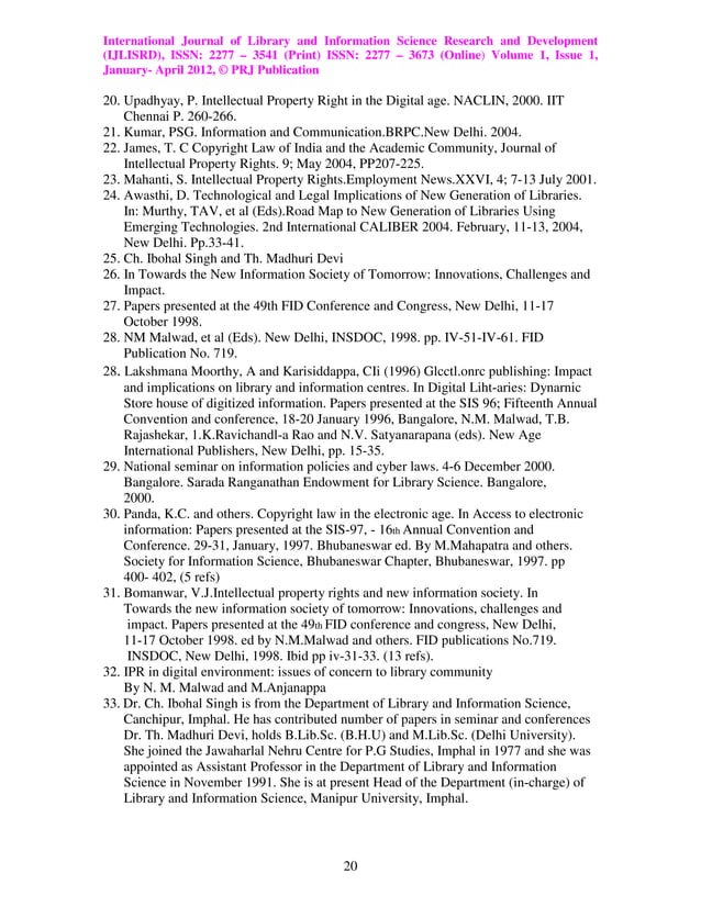 Intellectual property rights (ipr) in | PDF | Databases | Computer ...