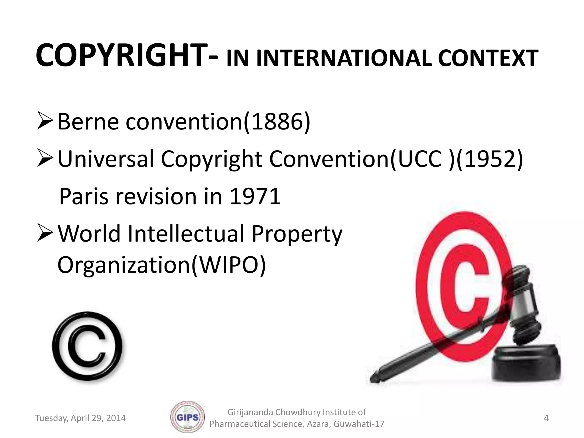 Intellectual Property Rights of Pharmaceuticals | PPTX