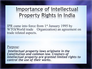 Intellectual property rights | PPT