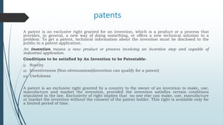Intellectual property rights | PPTX