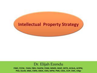 Intellectual Property Strategy | PPT