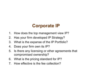 Intellectual Property Strategy | PPT