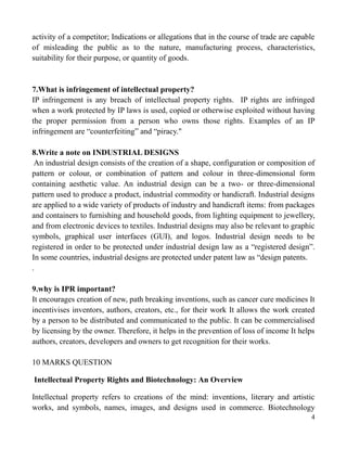 Intellectual property Rights with question answers.doc