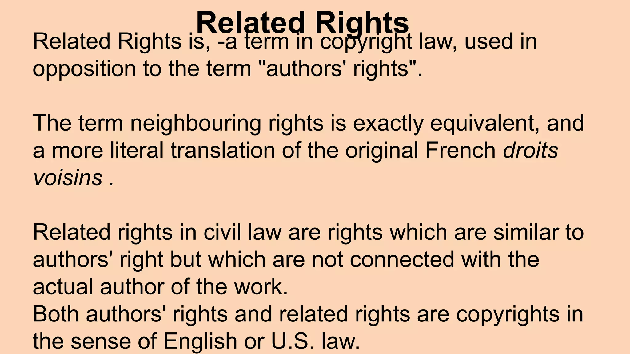 Intellectual property law- Primary rights | PPTX | Desktop Publishing ...