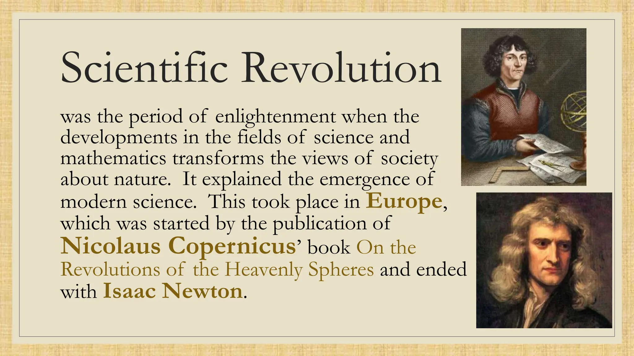 Intellectual revolutions that defined society_S&T in Building the ...