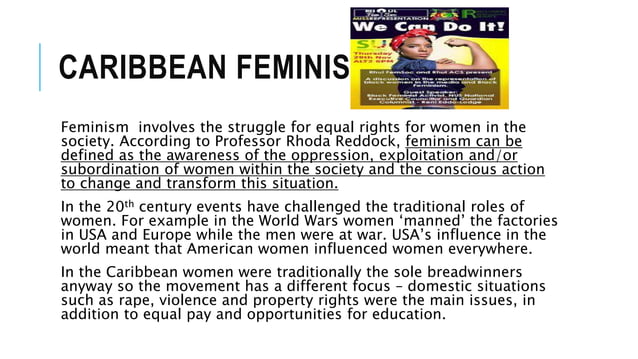 Intellectual traditions - Caribbean Studies | PPTX