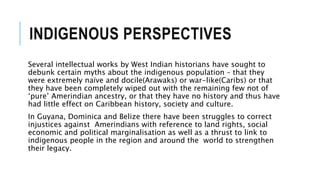Intellectual traditions - Caribbean Studies | PPTX