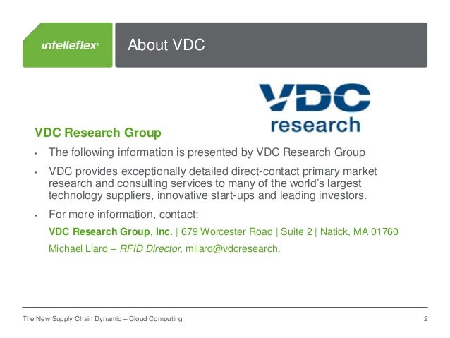 Intelleflex VDC Cloud Data Services Overview