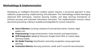 Intellegent_Document_Analysis using machine learning | PPT