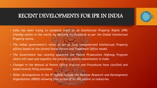 Intellectual Property new Developments Rights | PPTX