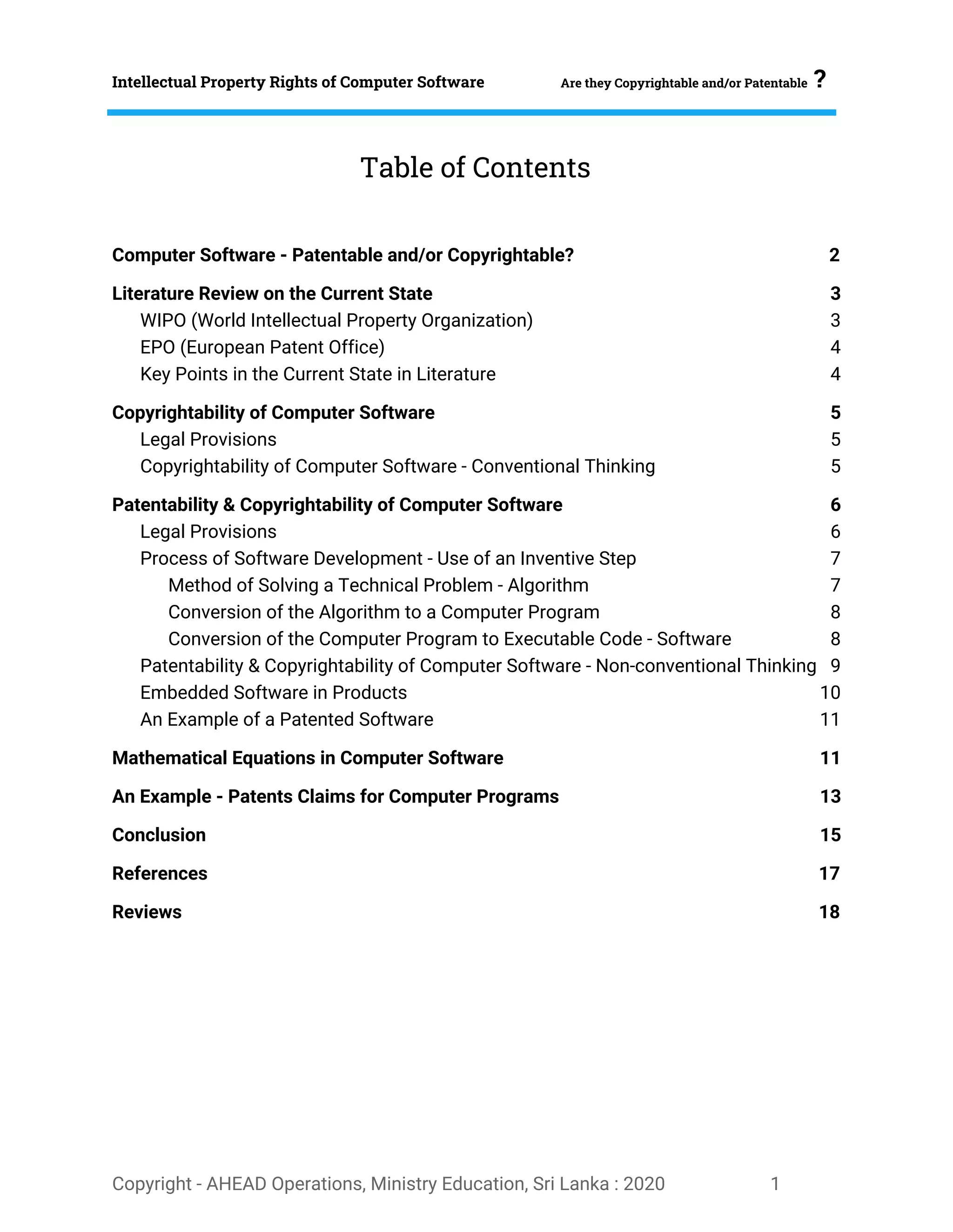 Intellectual Property Rights (IPR) of Computer Software | PDF
