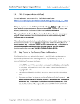 Intellectual Property Rights (IPR) of Computer Software | PDF