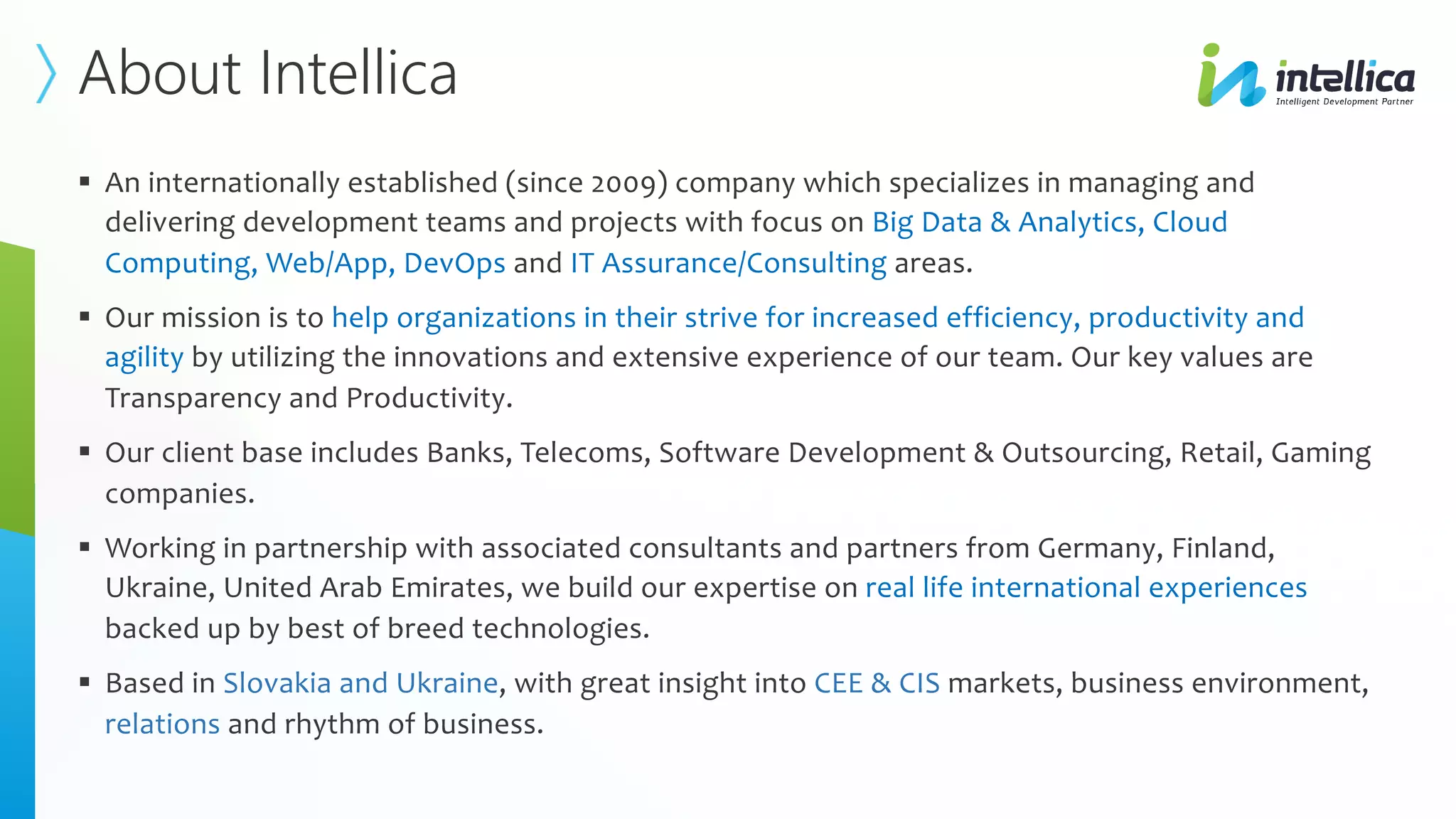 Intellica services brief | PDF