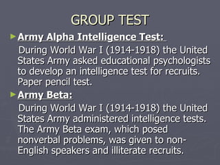 Intelligence | PPT