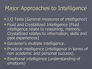Intelligence | PPT