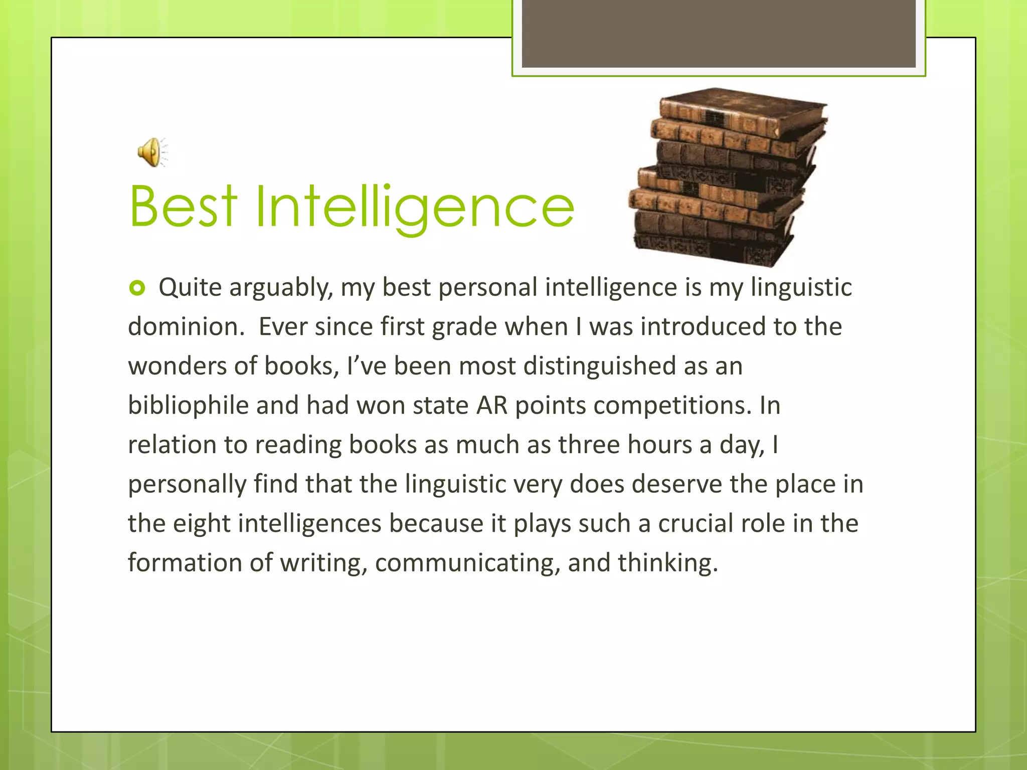 Intelligence | PPT