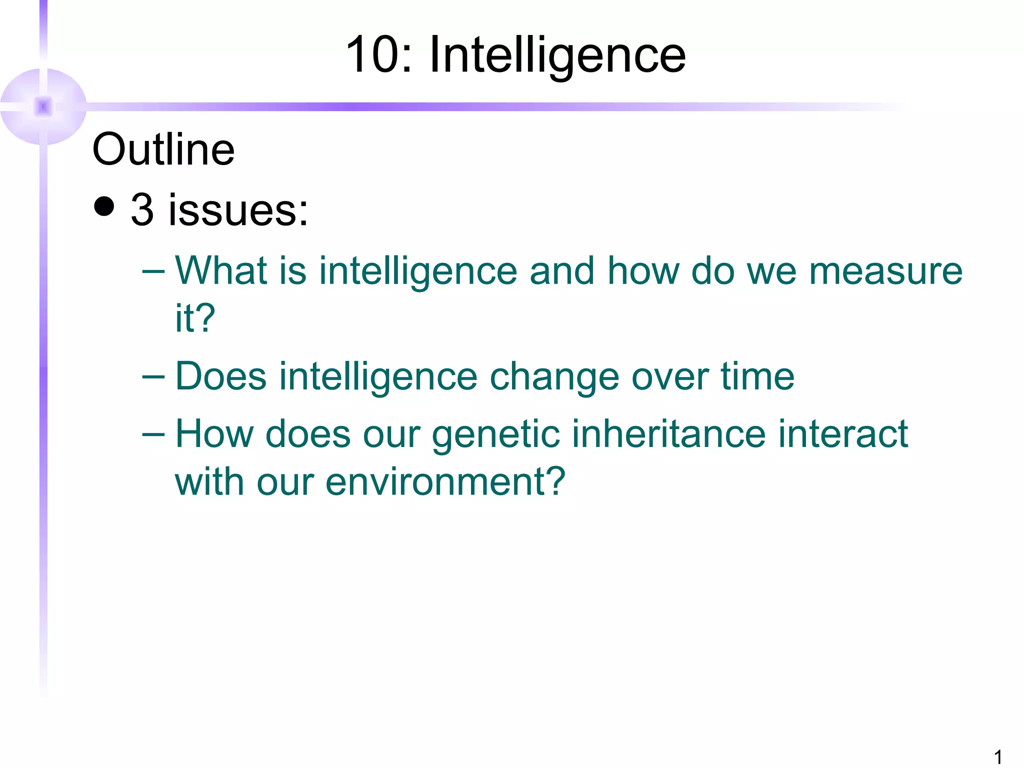 Intelligence | PPT