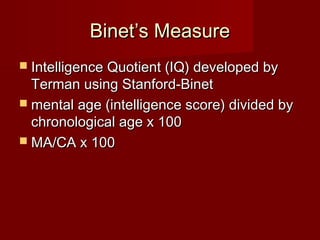 Intelligence | PPT