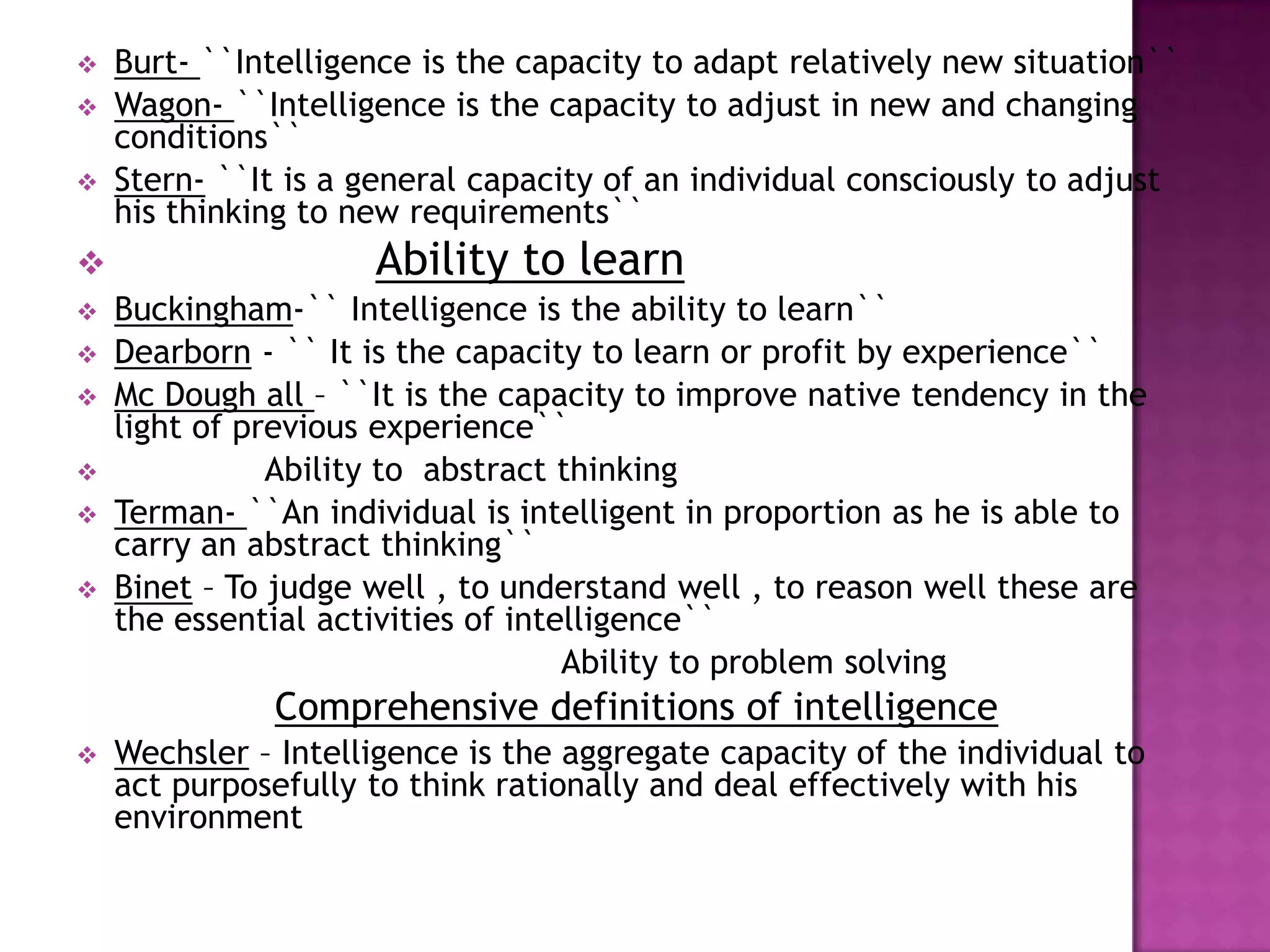 Intelligence | PPTX