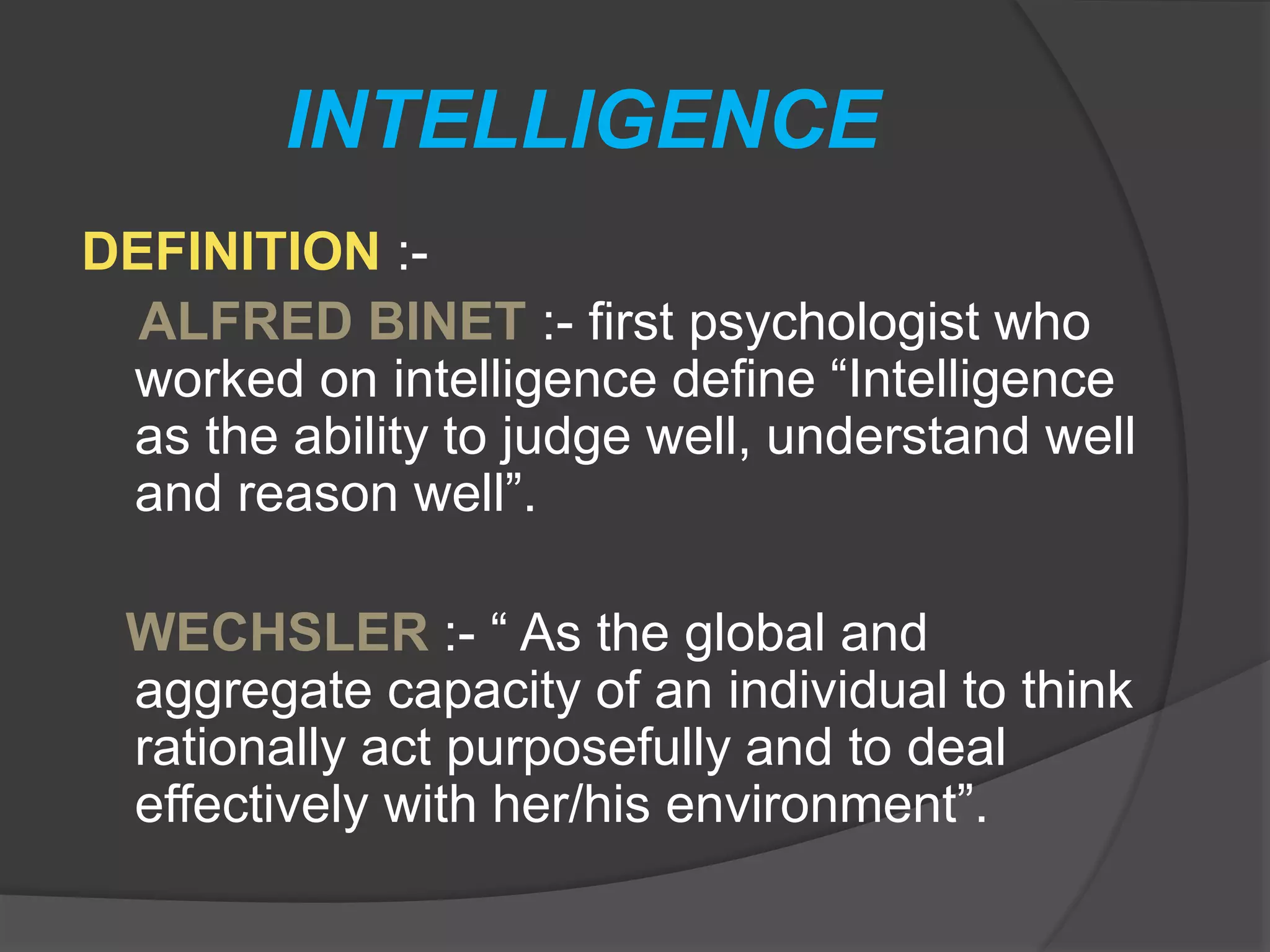Intelligence | PPTX