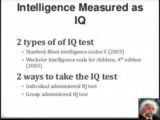 Intelligence | PPT