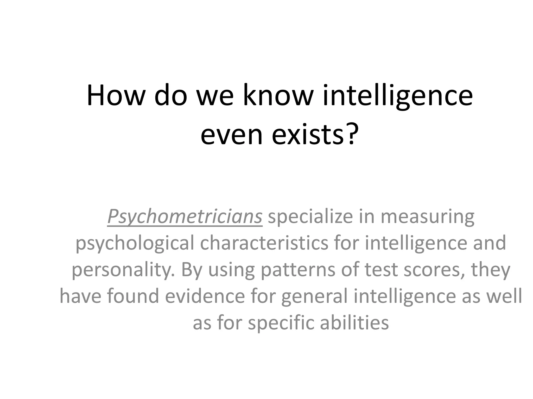 Intelligence | PPTX