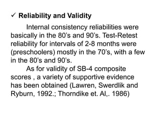 The Assessment of Intelligence | PPTX